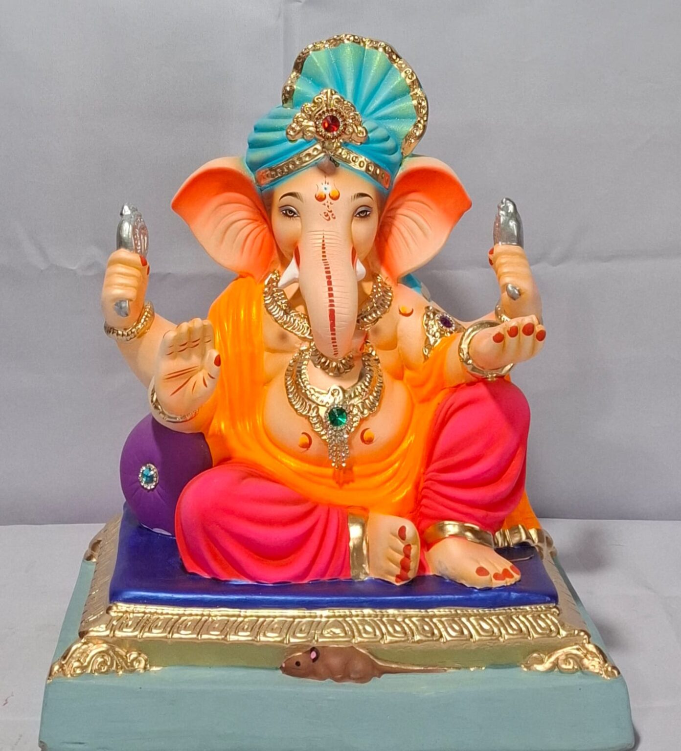 Peshvepose feta Ganesh-Dark Pink(C2-39) – Shree Kala Niketan